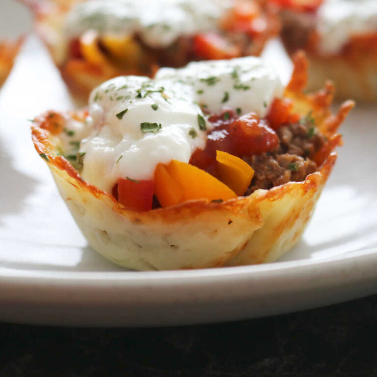 Mini Tostada Cups - TheMamasGirls