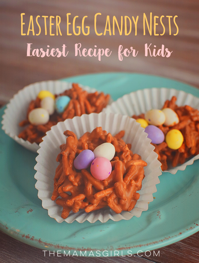 Easter Egg Candy Nests – Easiest Recipe for Kids - TheMamasGirls